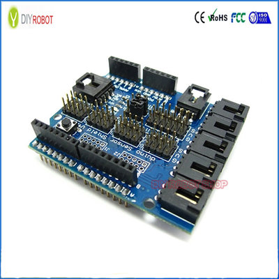 Sensor Shield V4.0 for Arduino Digital Analog Module Supports UNO Mega 2560 Duemilanove AVR