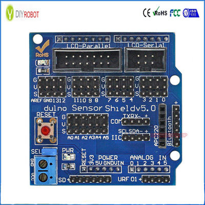 IO Expansion Board Sensor Shield for Arduino V5.0 Electronic Building Blocks Robot Parts