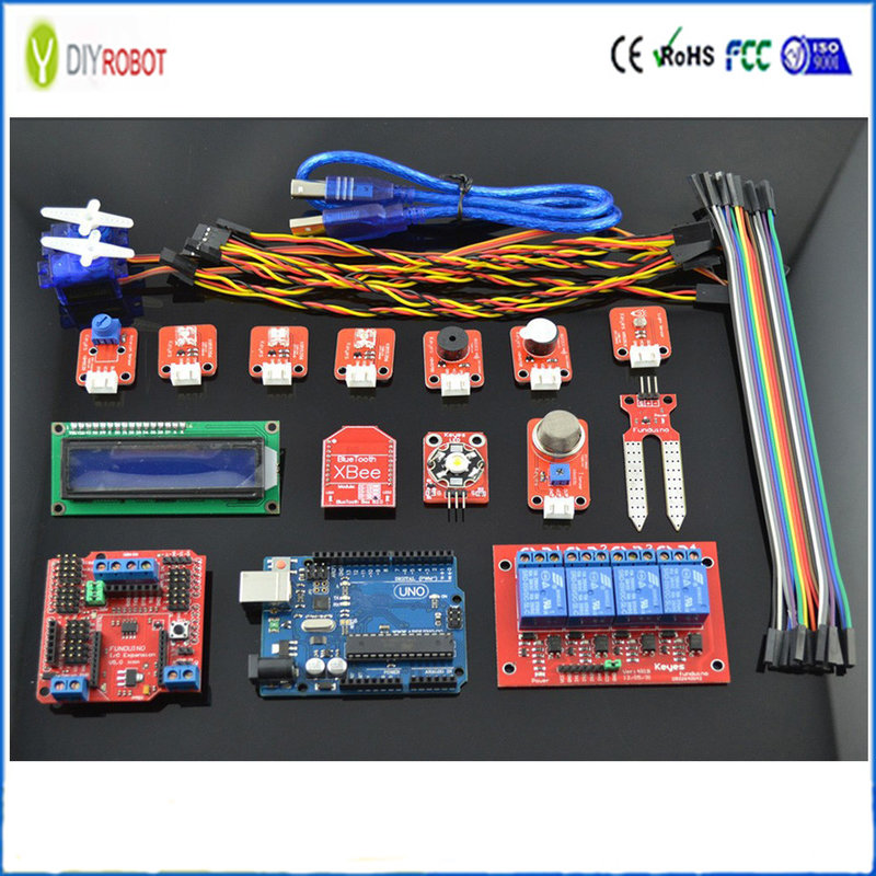 Smart Home Learning Starter Kit for Arduino Android Bluetooth Uno R3 XBEE LCD1602 Module
