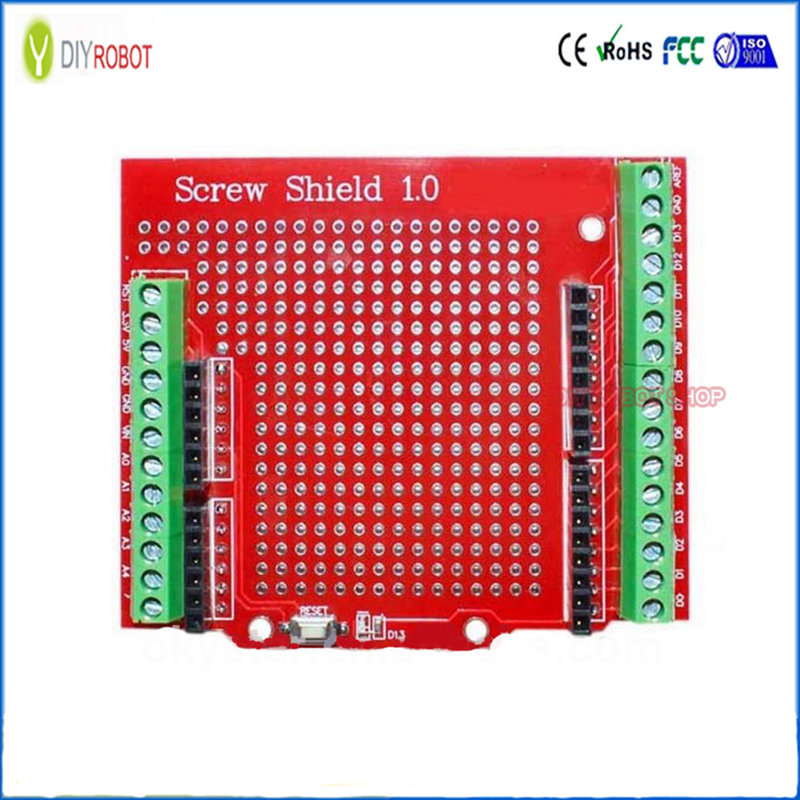 Assembled Proto Screw Shield for Arduino UNO ProtoShield Prototype Terminal Expansion Board
