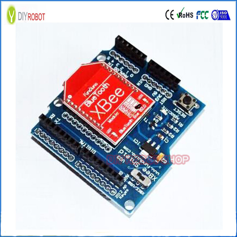 RF Wireless Bluetooth Bee V2.0 HC-06 Module with Xbee V03 Expansion Board Shield for Arduino
