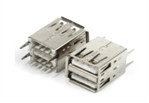 Usb Connector USB-AF180° Double layer inserting plate length right angle