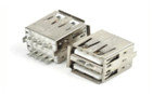 Usb Connector USB-AF180° Double layer welding wire short double bullet