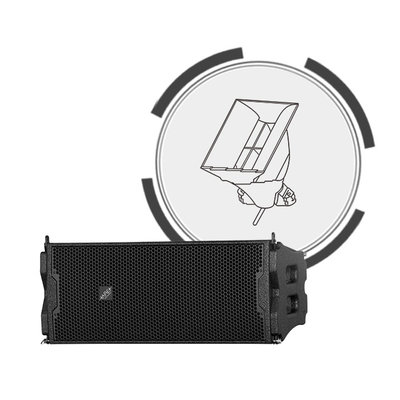 ARE AUDIO dual 10 inch outdoor line array speaker system sleek design powerful performance