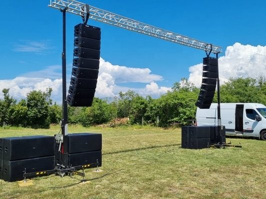 ARE Audio Dual 10" Line Array Professional Audio System Passive Line Array for Medium-sized Performances