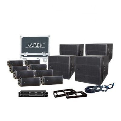 ARE Audio Outdoor Line Array Dual 8 Inch PA System Professional Audio System Line Array Portable Line Array