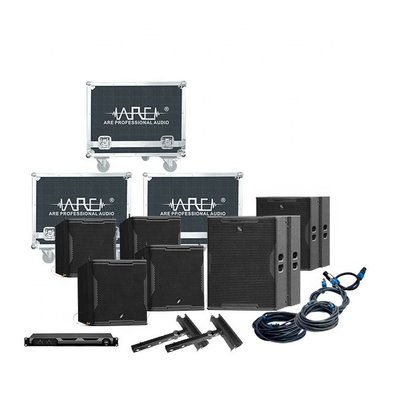ARE AUDIO  passive single 10 inch compact outdoor line array speaker for corporate events