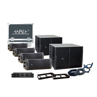 ARE Audio Dual 12" Outdoor Line Array Set Line Array System Monitor Speaker for Medium Events