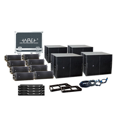 ARE Audio Dual 12" Line Array Speakers Professional Audio System Outdoor Line Array PA System