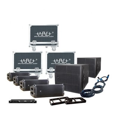 ARE AUDIO high-quality dual 8 inch outdoor line array speaker loudspeakers