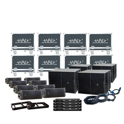 ARE AUDIO dual 12 inch passive line array indoor outdoor show sound system line array speaker set