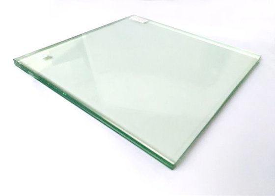 Crystal Translucent PVB Laminated Glass 300 * 750 Cm Size Straight Edge