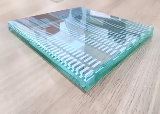 Soundproof Toughened PVB Laminated Glass 100*100 Mm High Light Transmittance