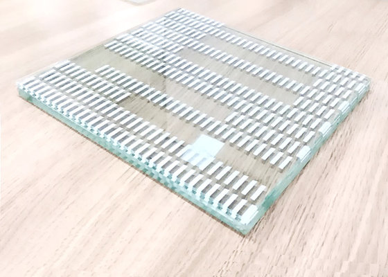 Adamant Coloured PVB Laminated Glass Flat Shape No Bubble Easy Installation
