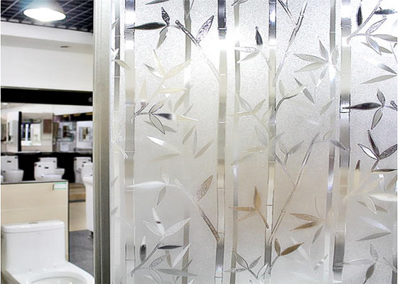 Plain Custom Etched Glass Panels , Security Double Glazed Window Glass