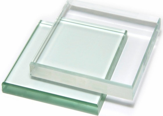 Clear 6 Mm Laminated Tempered Glass Polished Edge Hollow / Solid Structure