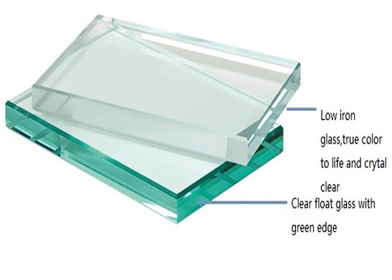 Curved Tempered Glass Sheets , 12 Mm Laminated Security Glass Easy Maintain