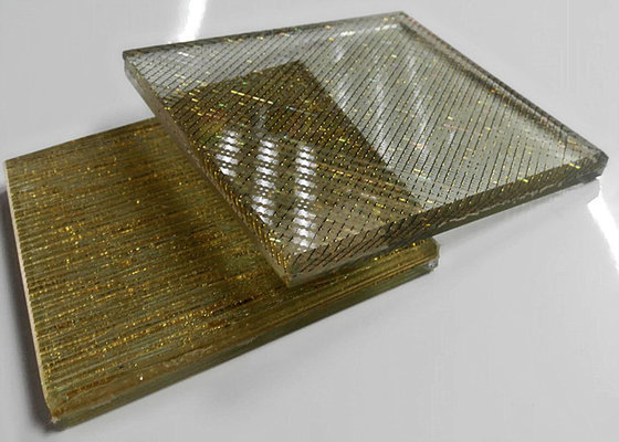 Solid Sound Proof Art Laminated Glass 6.38 - 42.3 Mm Thickness For Hotel