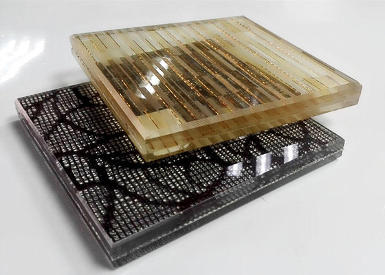 High End Architectural Art Laminated Glass Customized Design CCC Approved