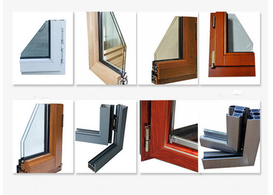 Interior Integrated Aluminium Glass Door Stainless Steel Mesh Available