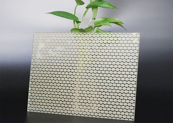 Silk Screen Printing Ceramic Frit Glass Color Painted Flat Shape CCC Approval