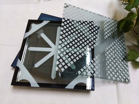 Building Design Ceramic Coating Glass Decorative Clear Float Glass Glass Partition Wall Printed