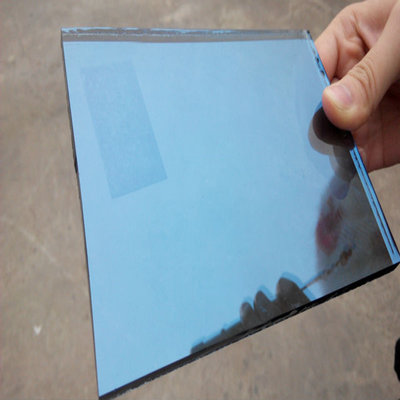 Ventilation Systems Redlective Glass Facade Curtain Wall For Steel Structured Building