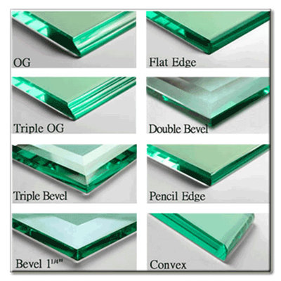 Clear Tempered Toughened Laminated Glass Anti Splash Glass Hollow / Solid Structure