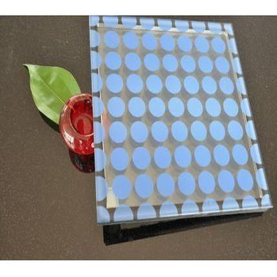 Toughened Fritted Glass Panels Decorative Pattern Custom Kitchen Patterned Splashbacks