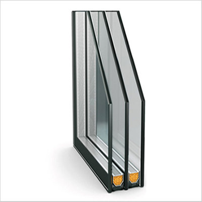 Double Low E Glass Panels Thermal Insulation 24mm Thickness Windows Applied