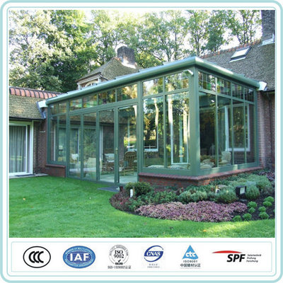 Heat Protection Insulating Glass Conservatory Roof For Garden House