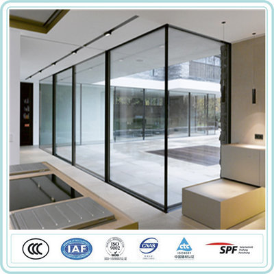 Heat Reflection Sound Proof Clear Review Floor To Ceiling Window Insulated Glass