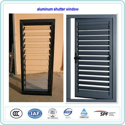Popular Double Glazed Aluminum Shutter Window Glass Shutter Louvers