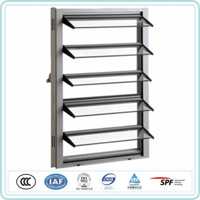 Popular Double Glazed Aluminum Shutter Window Glass Shutter Louvers