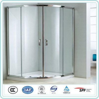 Aluminium Window Fram  Curved Tempered Insulated Glass Fire Resistant Toughened Glass