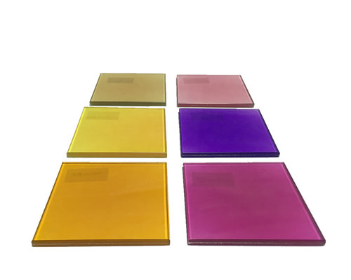 Color Custom 3-25mm Tempered Reflective Bedroom Insulated Decorative Glass