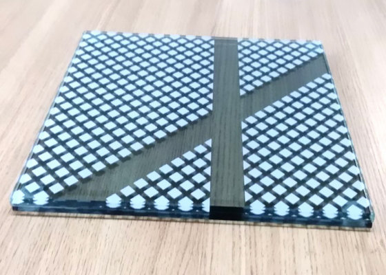 Multi Color Fritted Glass Panels , Lacquered Digital Printing On Glass