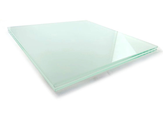 Flat Beveled Laminated Float Glass , Tempered Safety Glass Polished Straight Edge