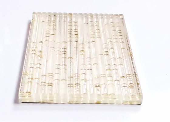 Colorful Obscure Art Decorative Glass No Bubble High Light Transmittance 