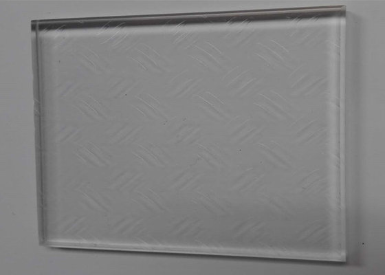 Durable Frosted Art Laminated Glass PVB / SGP / EVA Film Shock Resistant