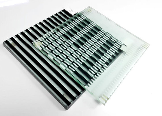 Hardness Laminated Obscure Glass , Crystal Glass Art Customized Size