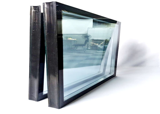 Sturdy Bulletproof Laminated Glass , Double Insulated Glass Flat Shape