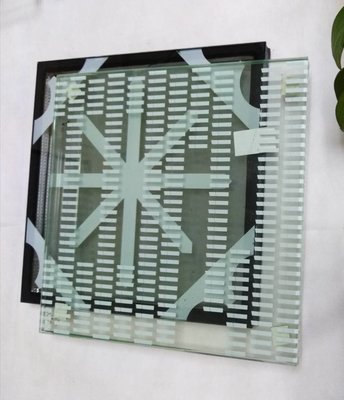 Building Design Ceramic Coating Glass Decorative Clear Float Glass Glass Partition Wall Printed