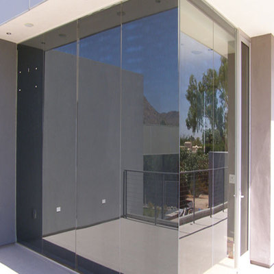Float Glass Tinted Reflective Glass 3-19mm Thickness Custom Sizes For Building Wall Glass