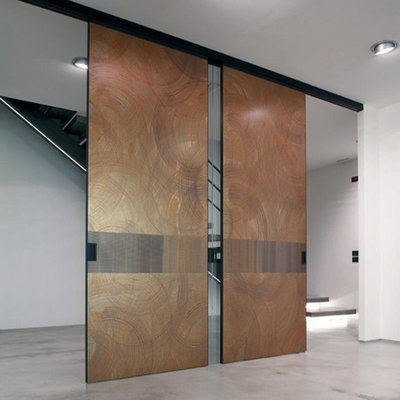 Translucent Annealed PVB Laminated Glass High End Brown Insulated Window Applied
