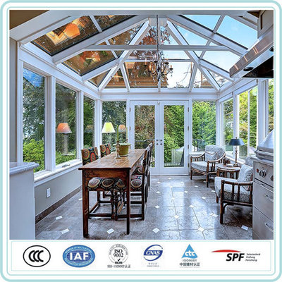 Heat Protection Insulating Glass Conservatory Roof For Garden House