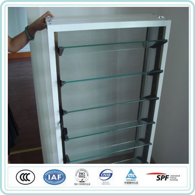 Popular Double Glazed Aluminum Shutter Window Glass Shutter Louvers
