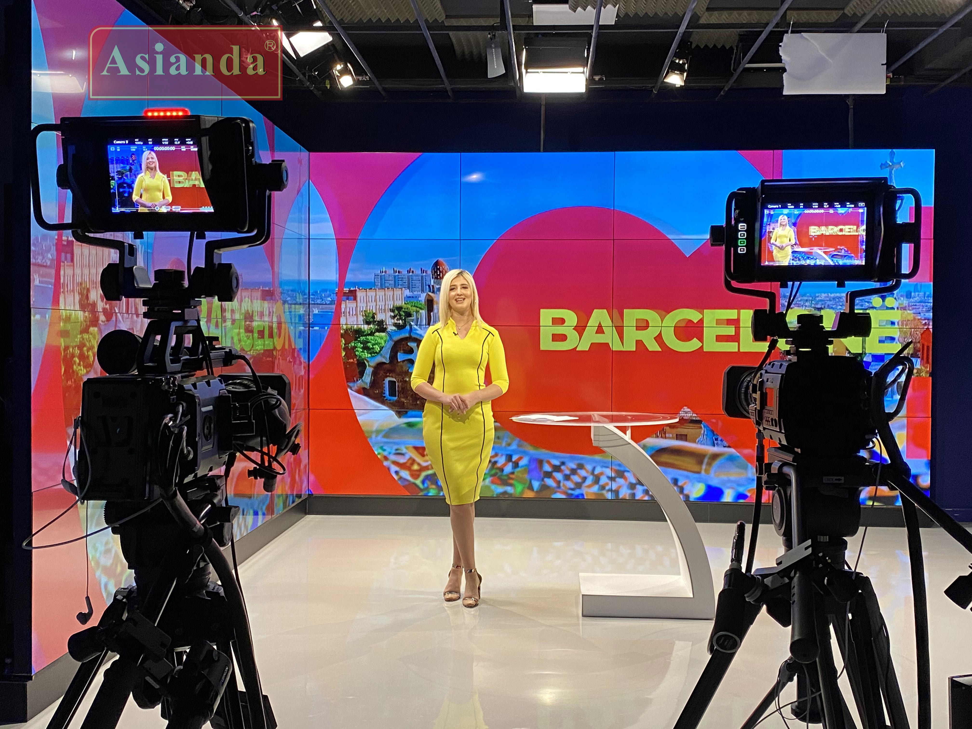 company cases about More Video Wall Solutions for TV Studio