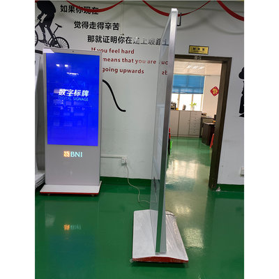 WA9 55 Inch Floor Standing Interactive Touch Screen Kiosk Totem for Wayfinding and Advertising supplier