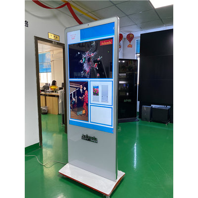 WA9 55 Inch Floor Standing Interactive Touch Screen Kiosk Totem for Wayfinding and Advertising supplier